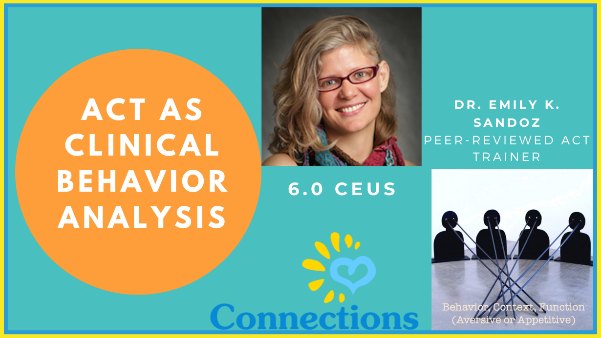 ACT as Clinical Behavior Analysis with Dr. Emily Sandoz – Connections ...