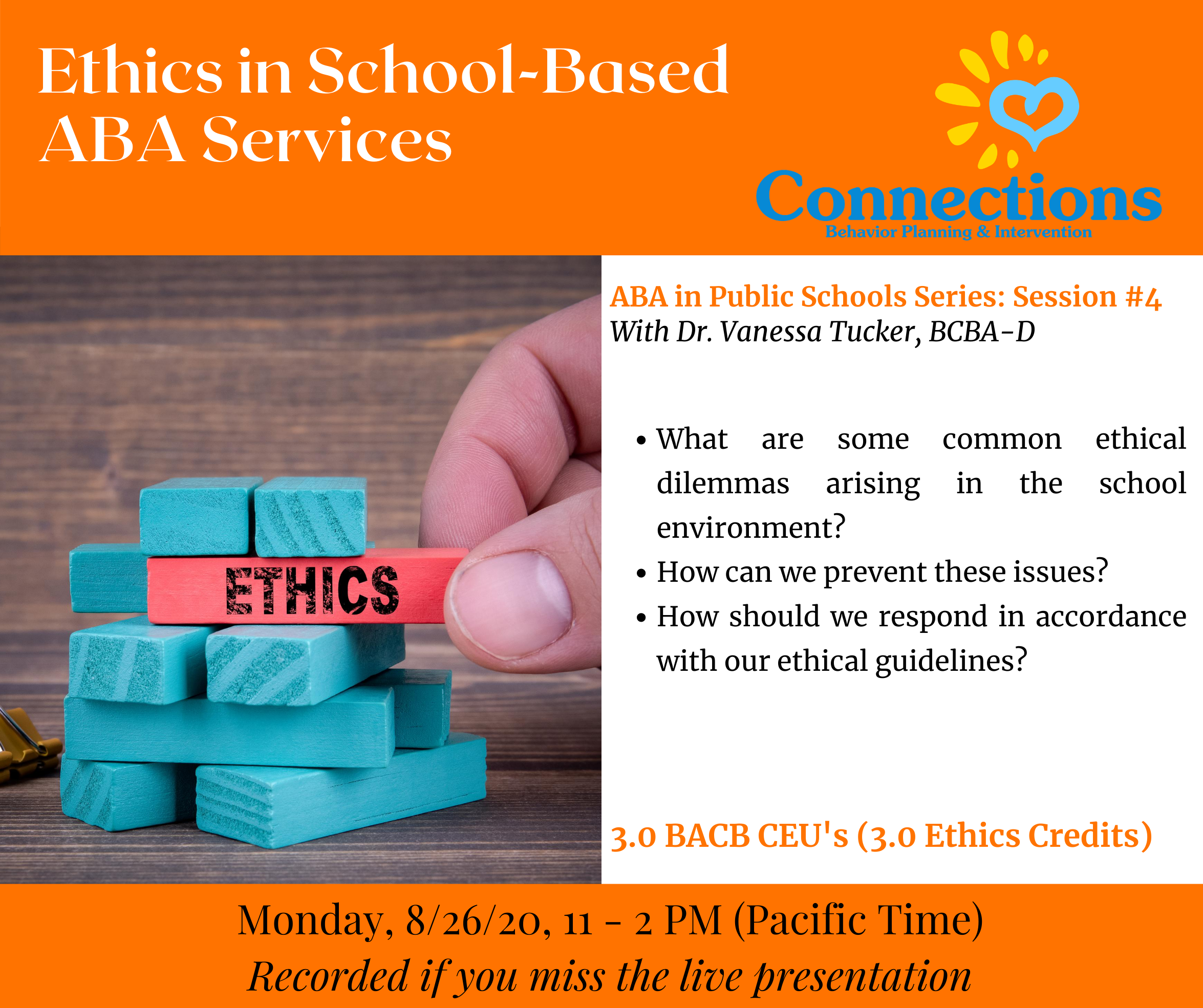 Ethical Issues in School-Based ABA Services with Dr. Vanessa Tucker ...